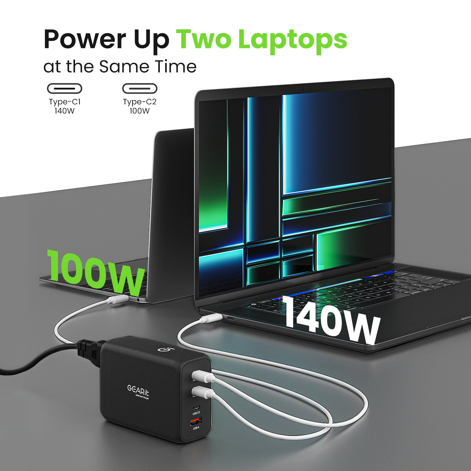 240W USB-C Super Fast GaN Charger - GEARit