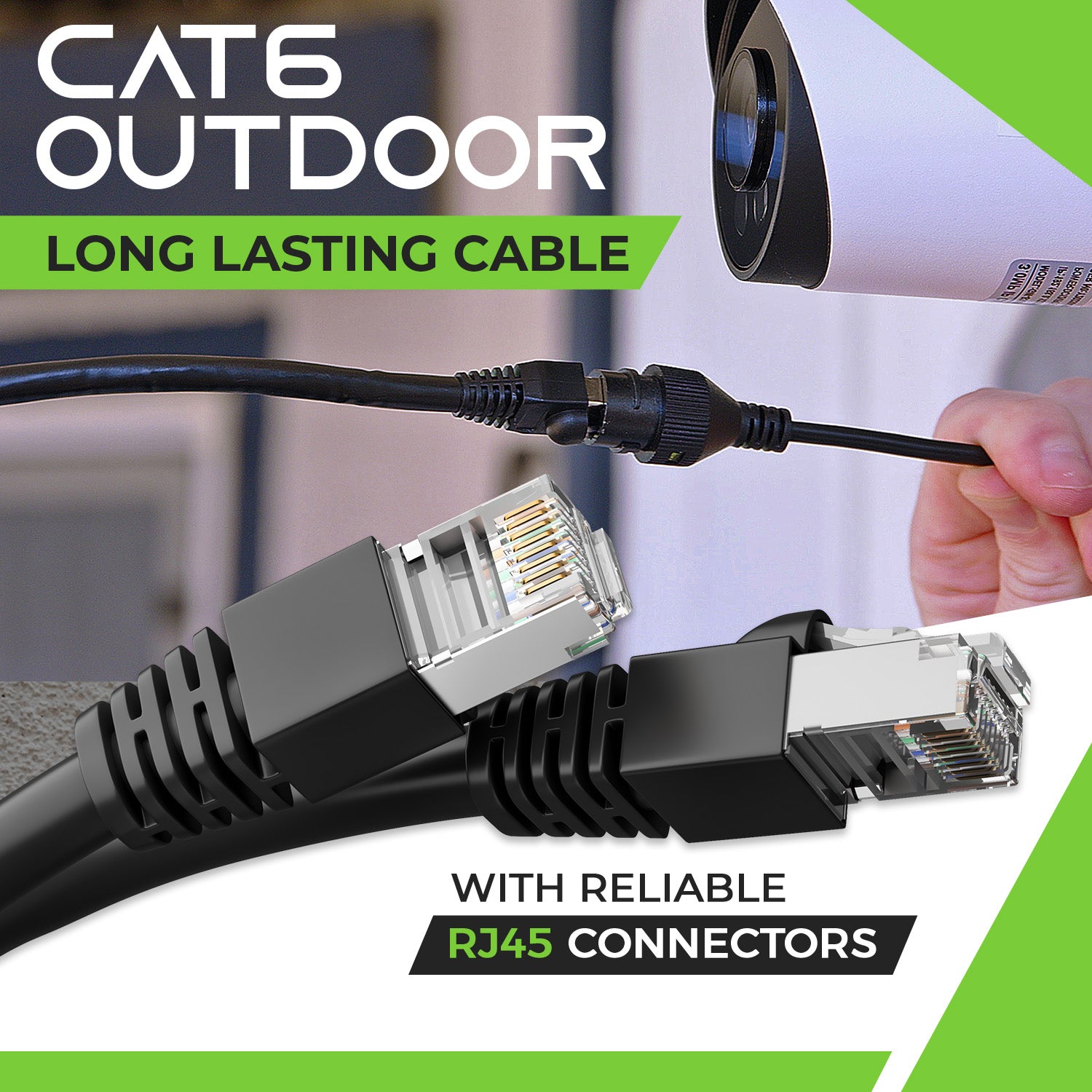 Bulk Cat6 Outdoor Ethernet Cable - DIY Kit - GEARit