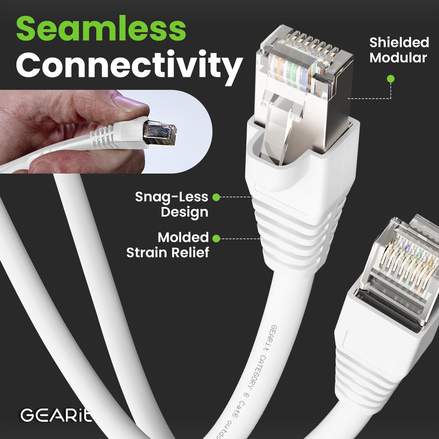 Cat6 Outdoor Ethernet Cable - 23AWG LLDPE Weatherproof Jacket S/FTP Di ...