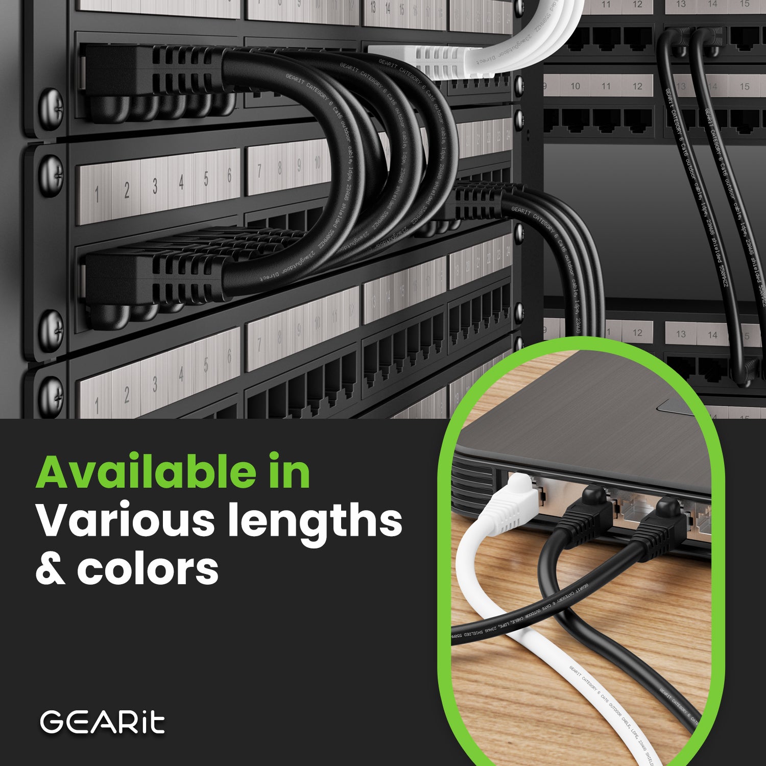 Cat6 Outdoor Ethernet Cable - 23AWG LLDPE Weatherproof Jacket S/FTP Di ...