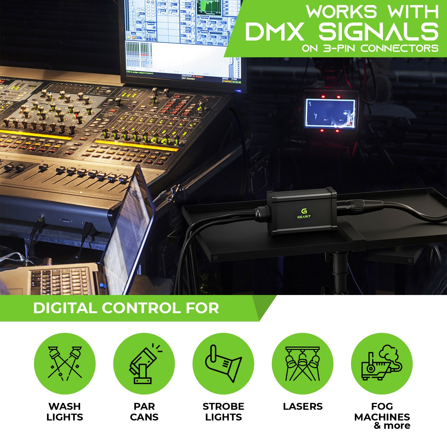 4 Channel 3-Pin XLR/DMX/AES-EBU Over Ethercon RJ45 Snake Cable - GEARit
