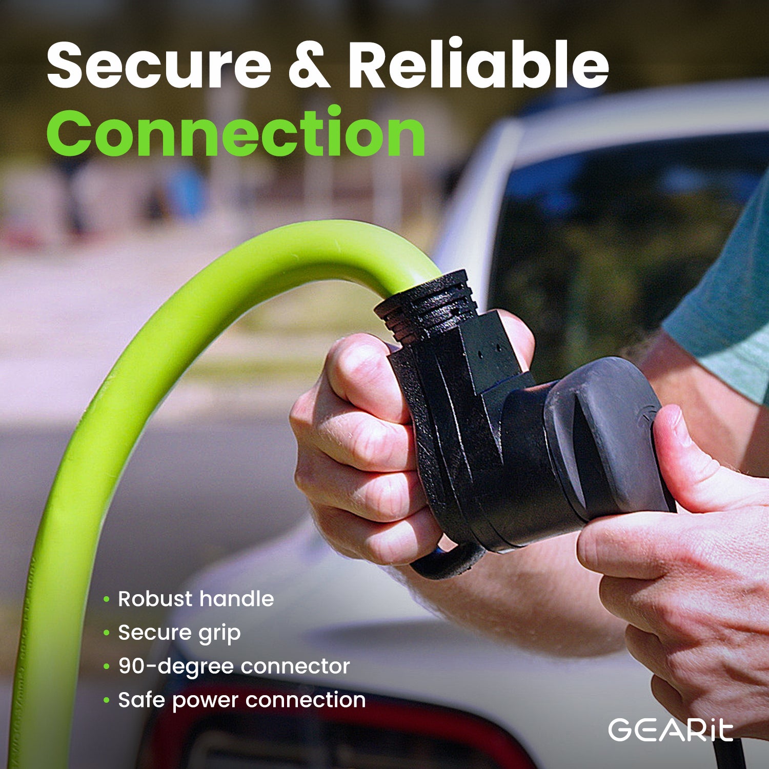 50 Amp NEMA 14-50 Heavy Duty Extension Cord Power Cord, Green - GEARit