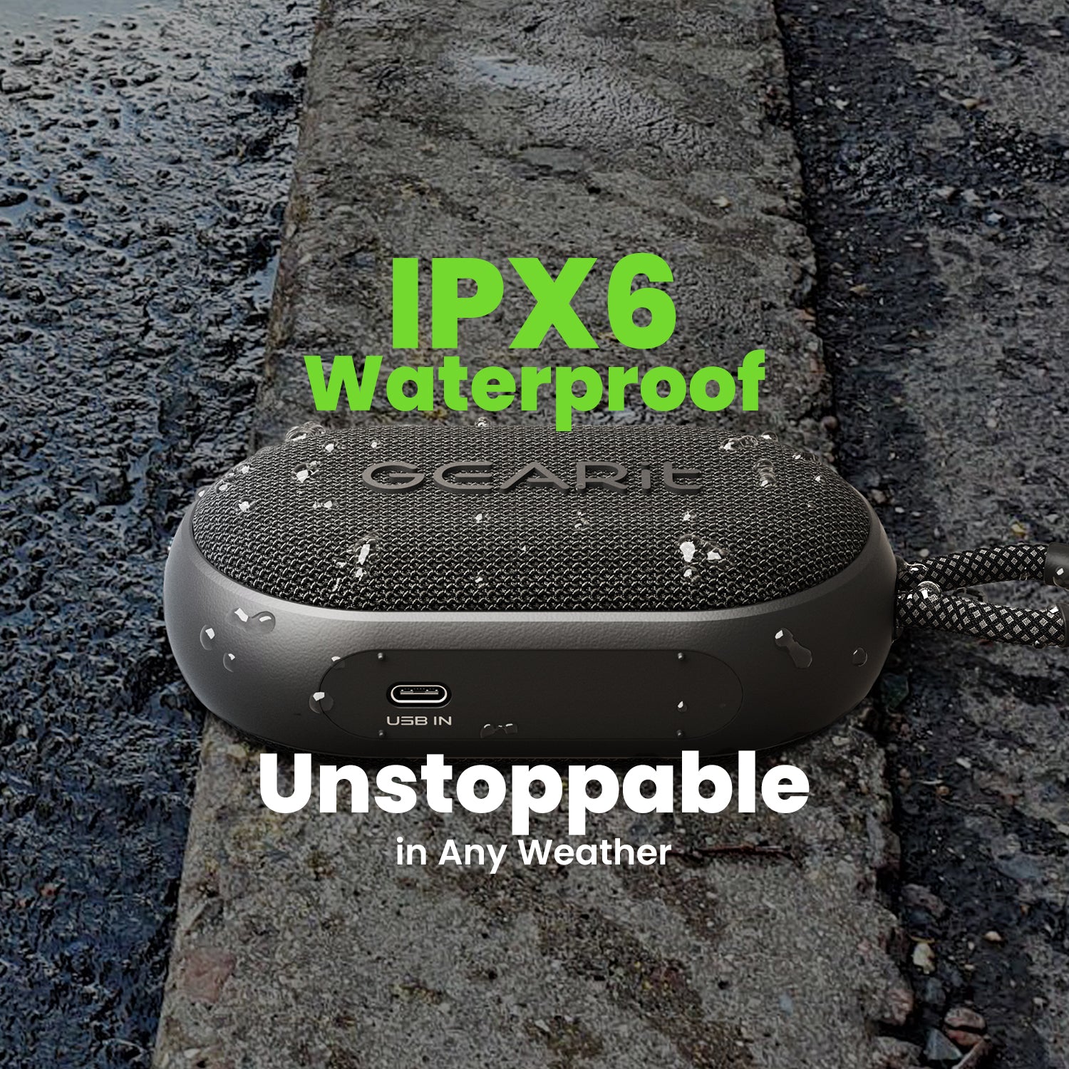 Ultra-Portable Waterproof 6W Loud Bluetooth Speaker - GEARit