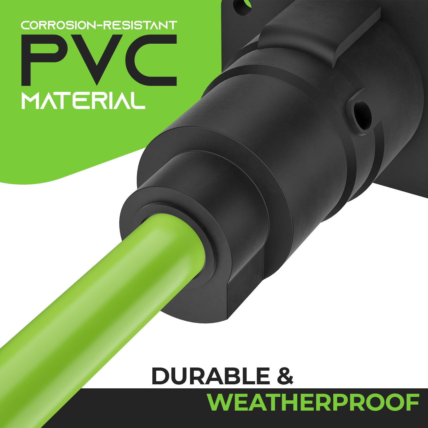 7 Way RV Trailer Cord Y Splitter Pigtail Adapter Cable, 15-Inch - GEARit