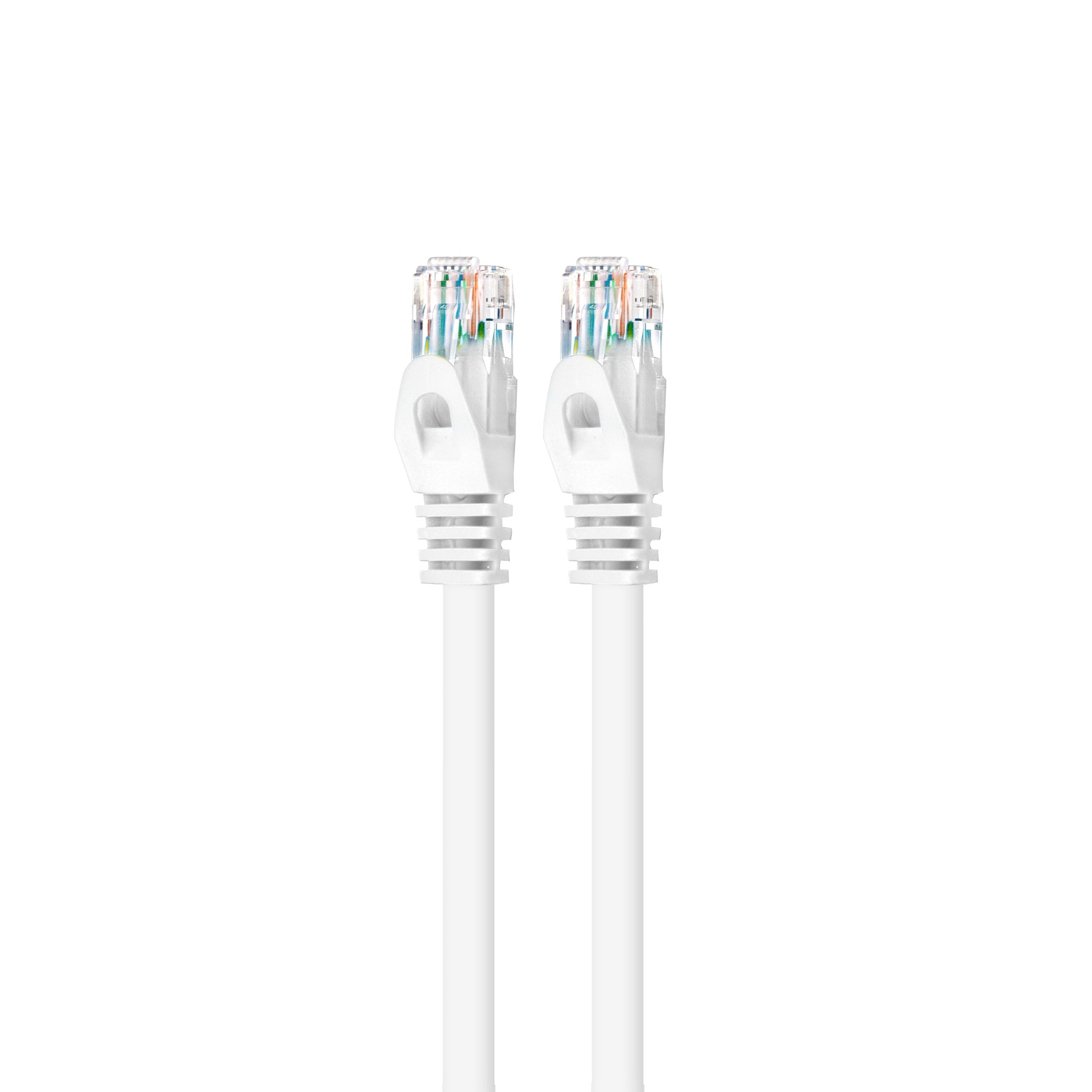 Flexible Soft Boot Cat6 Ethernet Patch Cable, White - GEARit