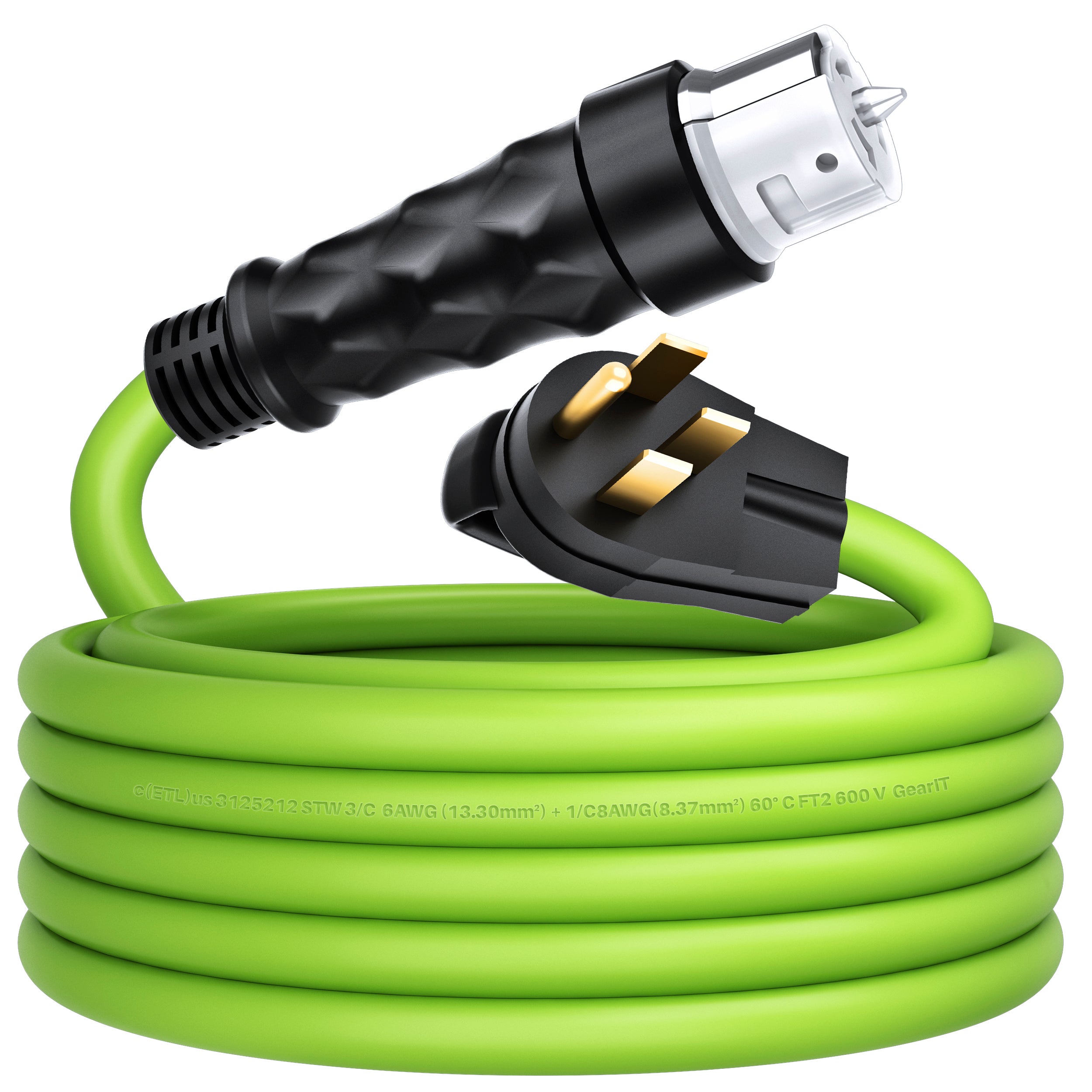 50-Amp NEMA 14-50P to SS2-50R Generator Extension Power Cable Cord - GEARit