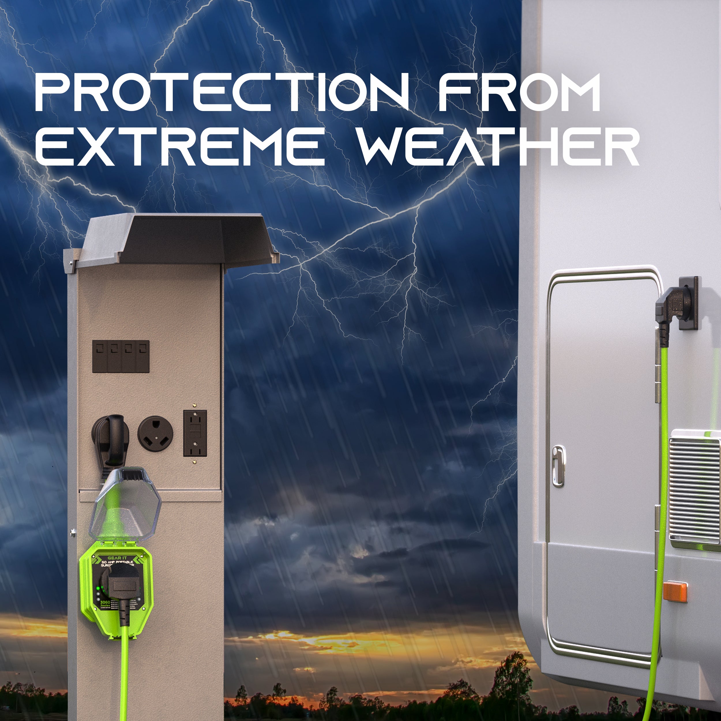 50-Amp RV Surge Protector Plug with 3060 Joules Surge Protection - Wea ...