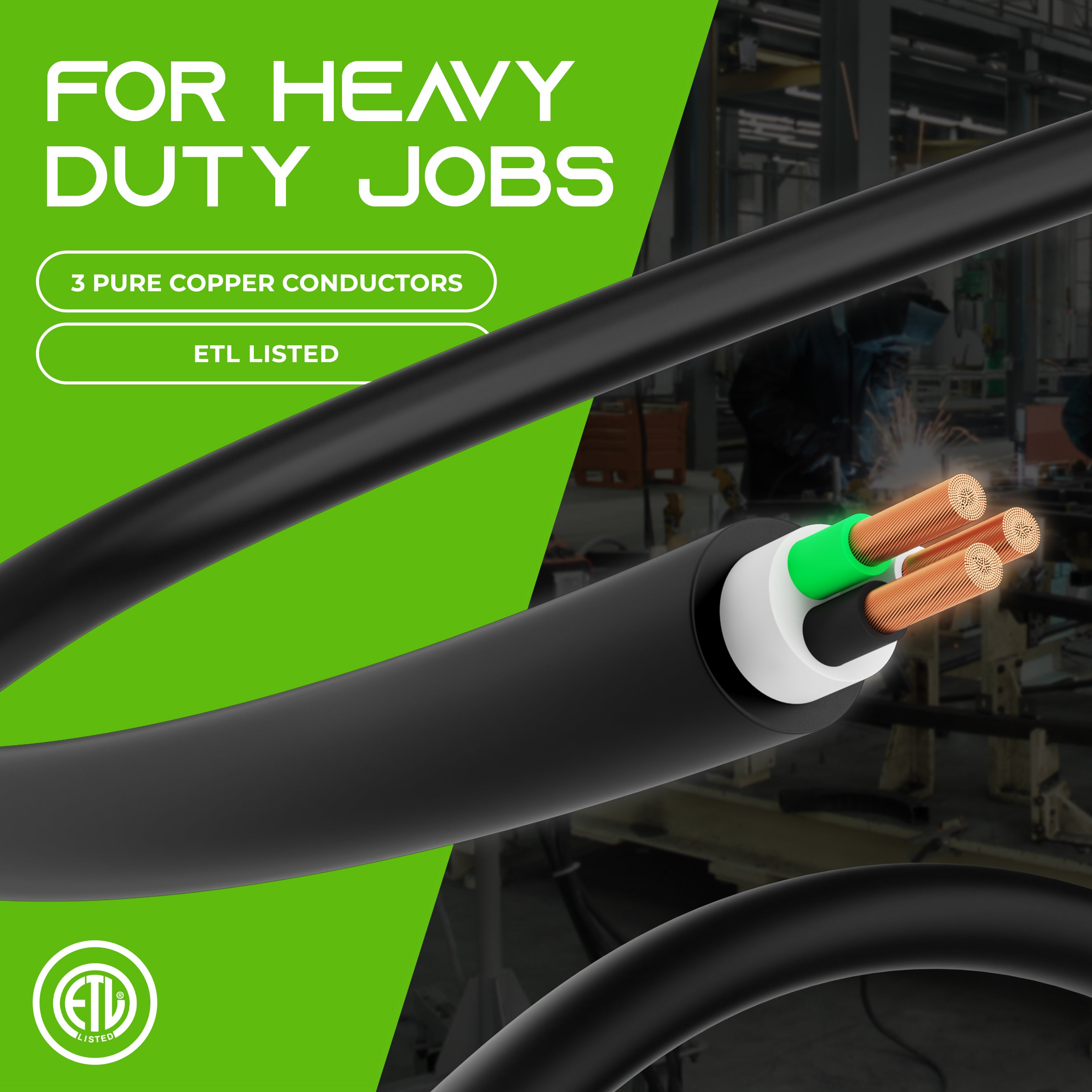 10/3 SOOW OFC Power Cable 600V Electric Wire - GEARit