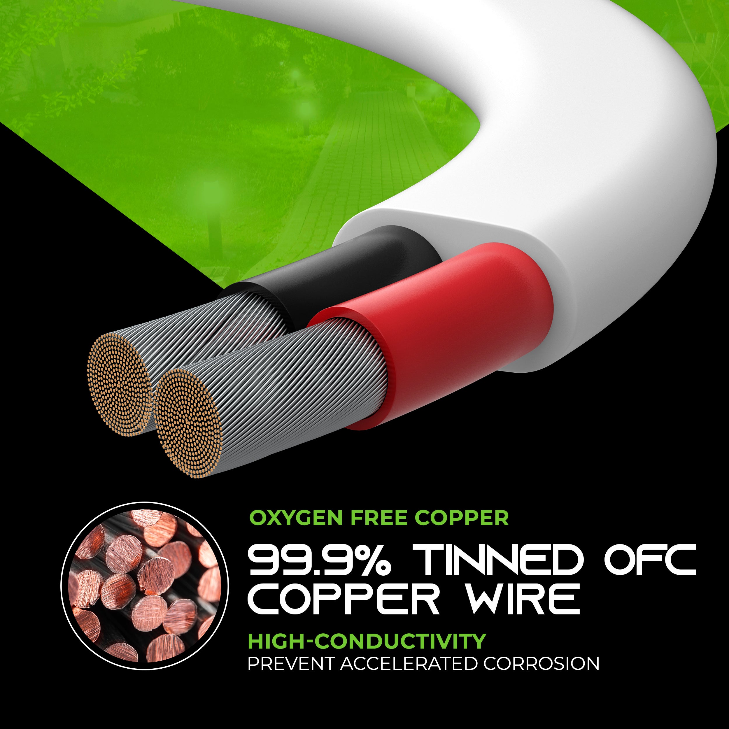 12/2 AWG OFC Marine Speaker Cable - Tinned Copper Wire - GEARit